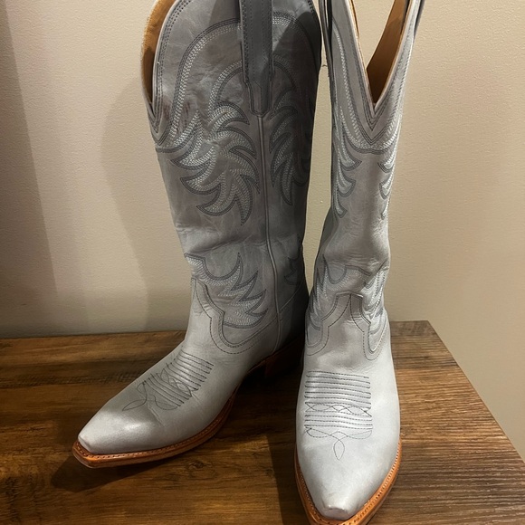 Tecovas | Shoes | Tecovas Annie Slate Blue Bovine | Poshmark